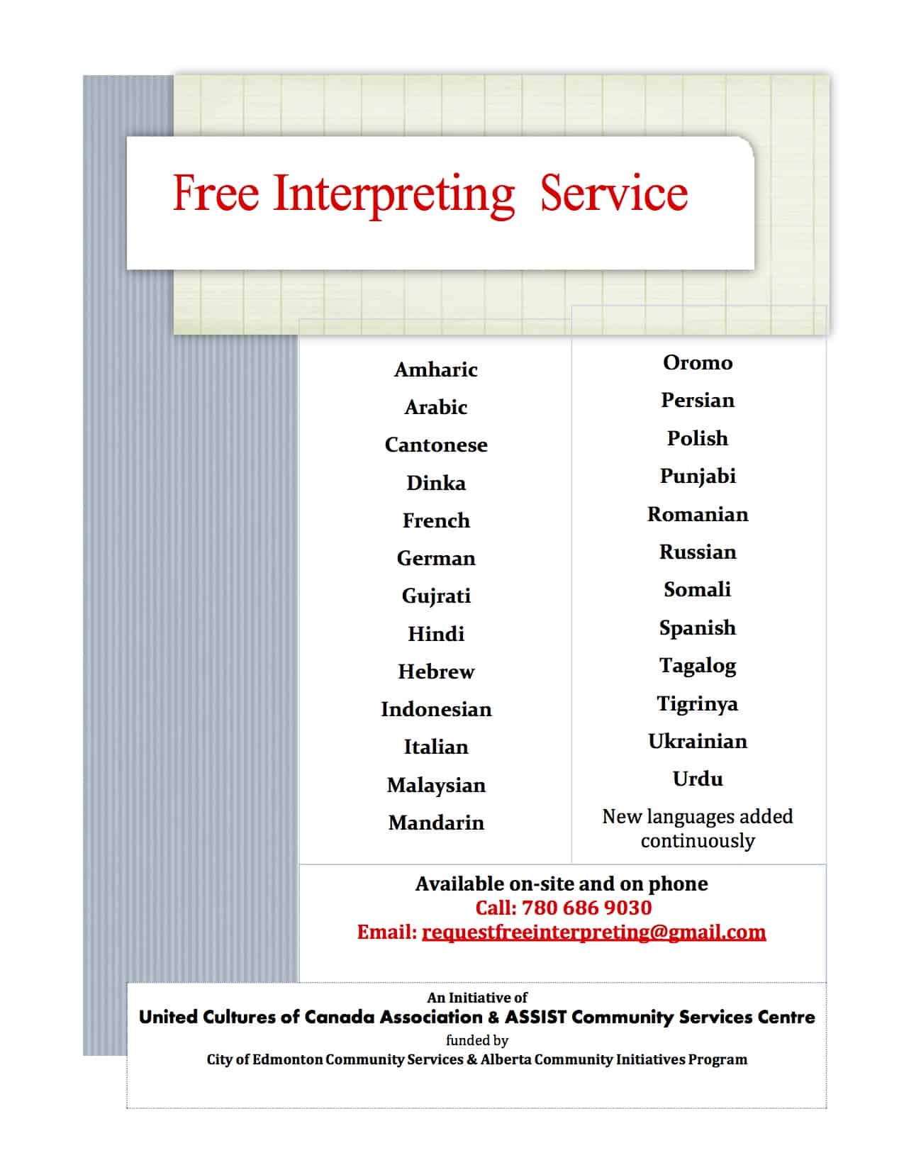 Free Interpreting Service | Community Initiatives Against Family Violence Free Interpreting Service | Community Initiatives Against Family Violence